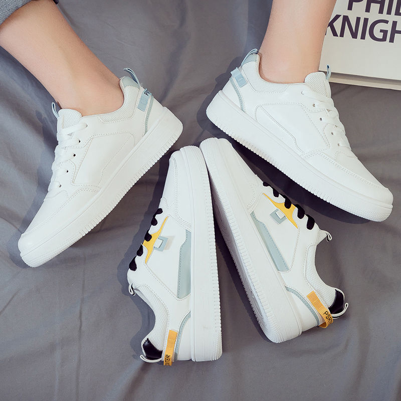 Jual Sepatu Trendi Putih Kecil Bernapas Sepatu Pria Model Tipis ...