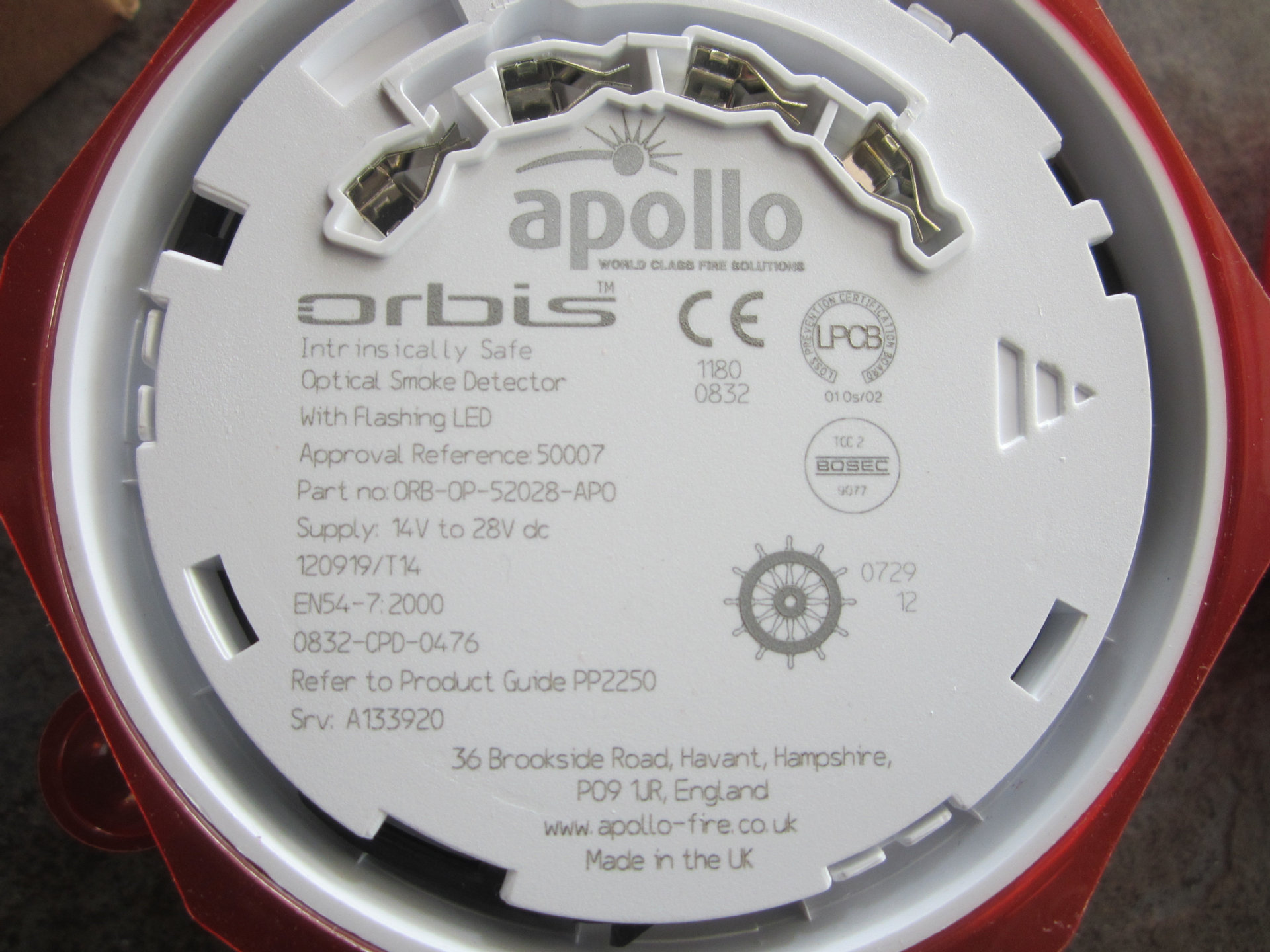 APOLLO 阿波罗 火灾探测器 ORB-OP-52028-APO-阿里巴巴