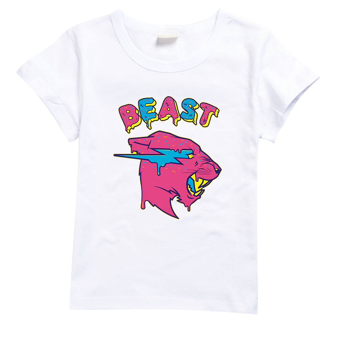 mr beast tees for boys summer 跨境男女宝宝夏装上衣T恤 062-阿里巴巴