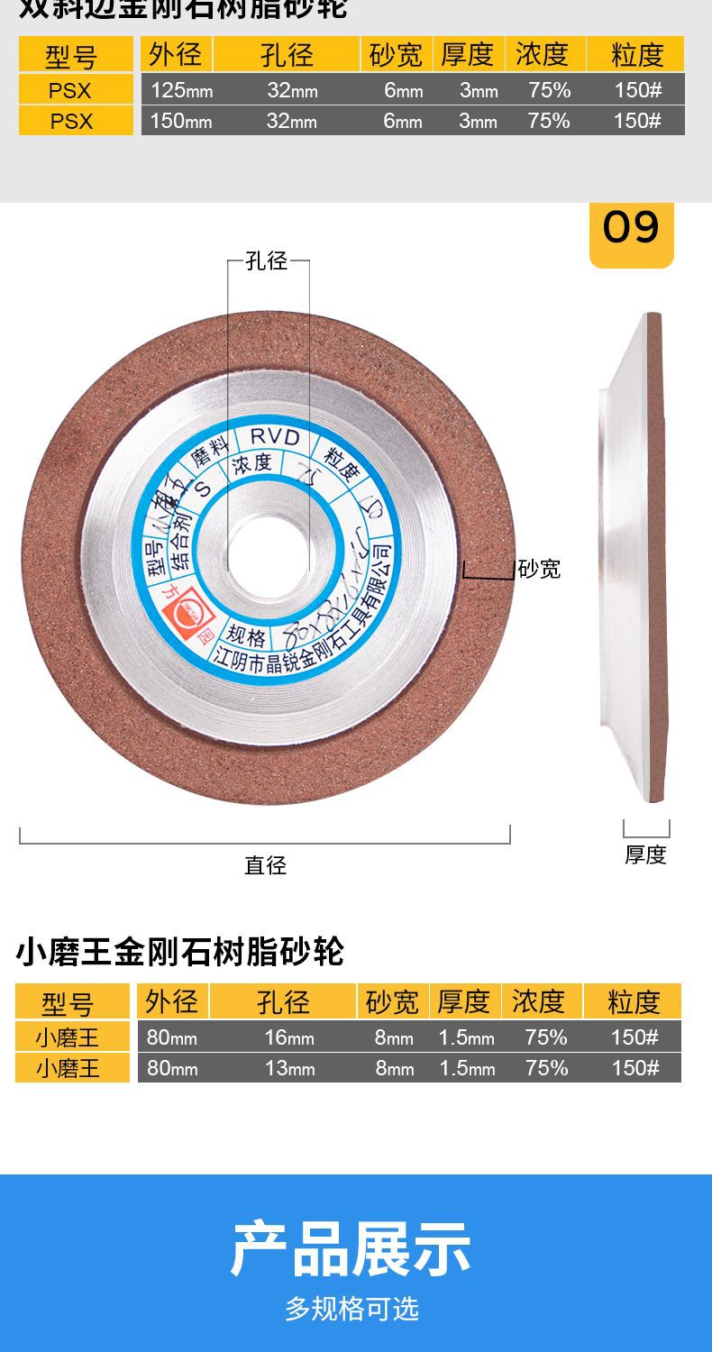 金刚石砂轮片平行合金磨合金锯片树脂砂轮稳定性强不掉砂角磨机-阿里巴巴