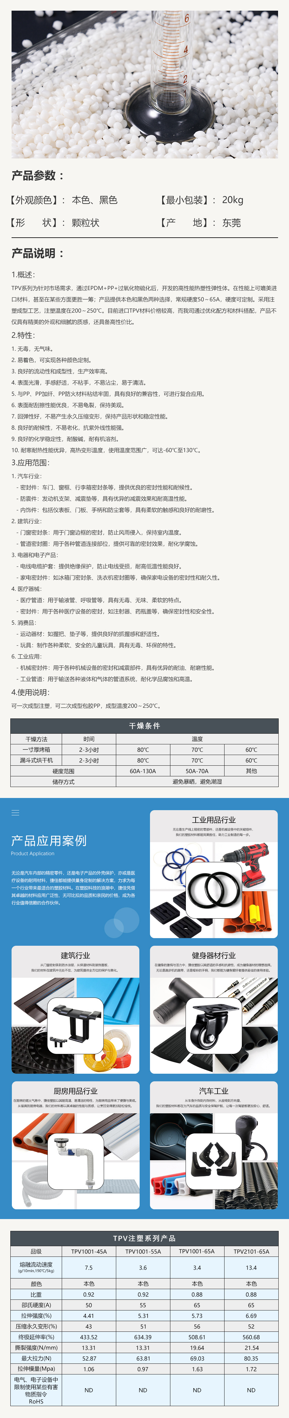 TPV（PP+EPDM注塑材料免硫化橡胶料无毒环保低气味耐腐蚀抗紫外UV-阿里巴巴