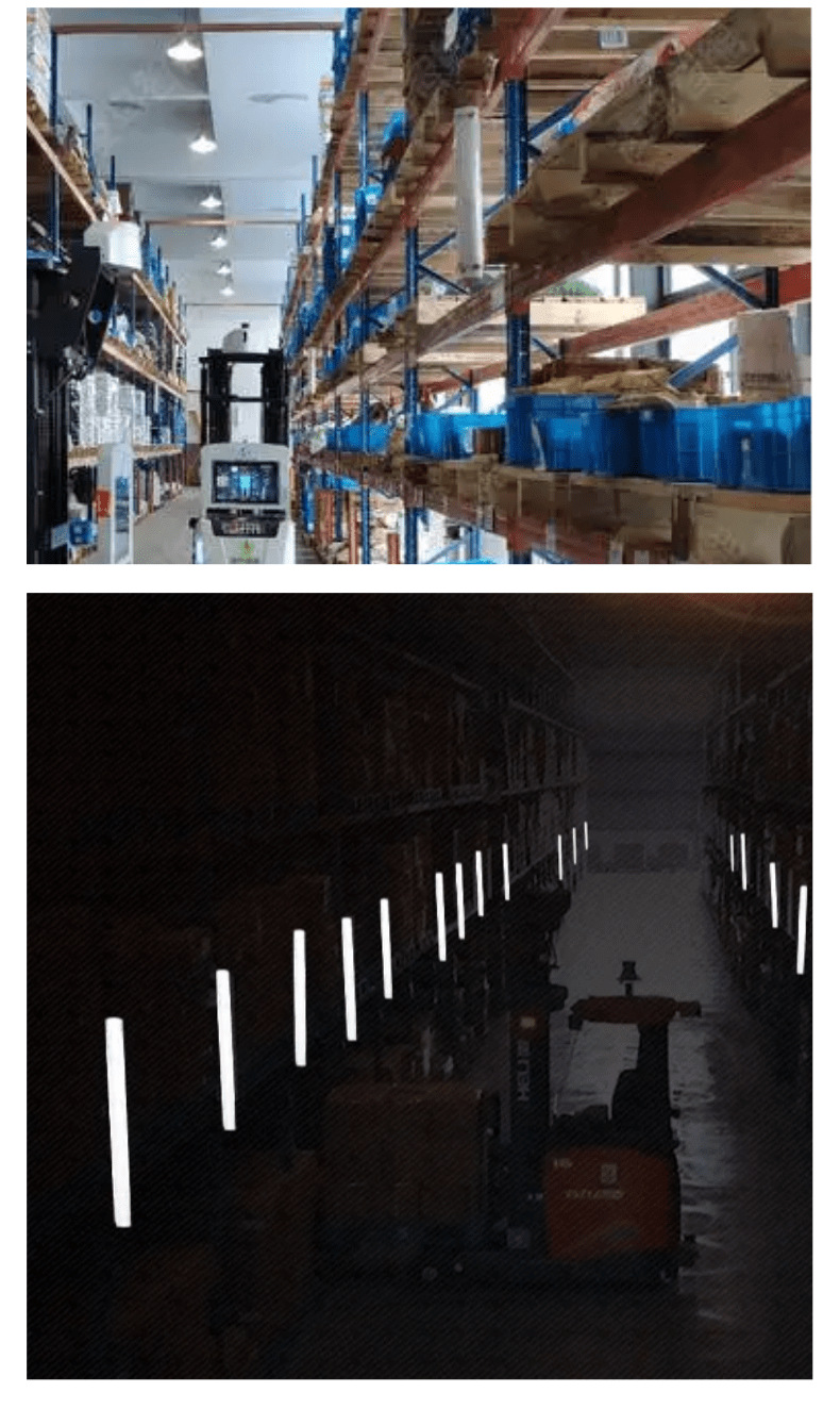 厂家直销pet3m激光导航反光膜智能仓库检测反光贴AGV叉车反光柱-阿里巴巴