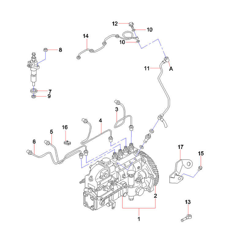 三一SY135挖掘机喷油器 B220299000205 三一五十铃发动机喷油器-阿里巴巴