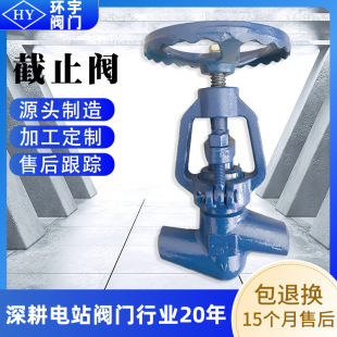 高压截止阀电站阀J61Y-P54-200V DN25高温碳钢阀丝口阀螺纹铸钢-阿里巴巴
