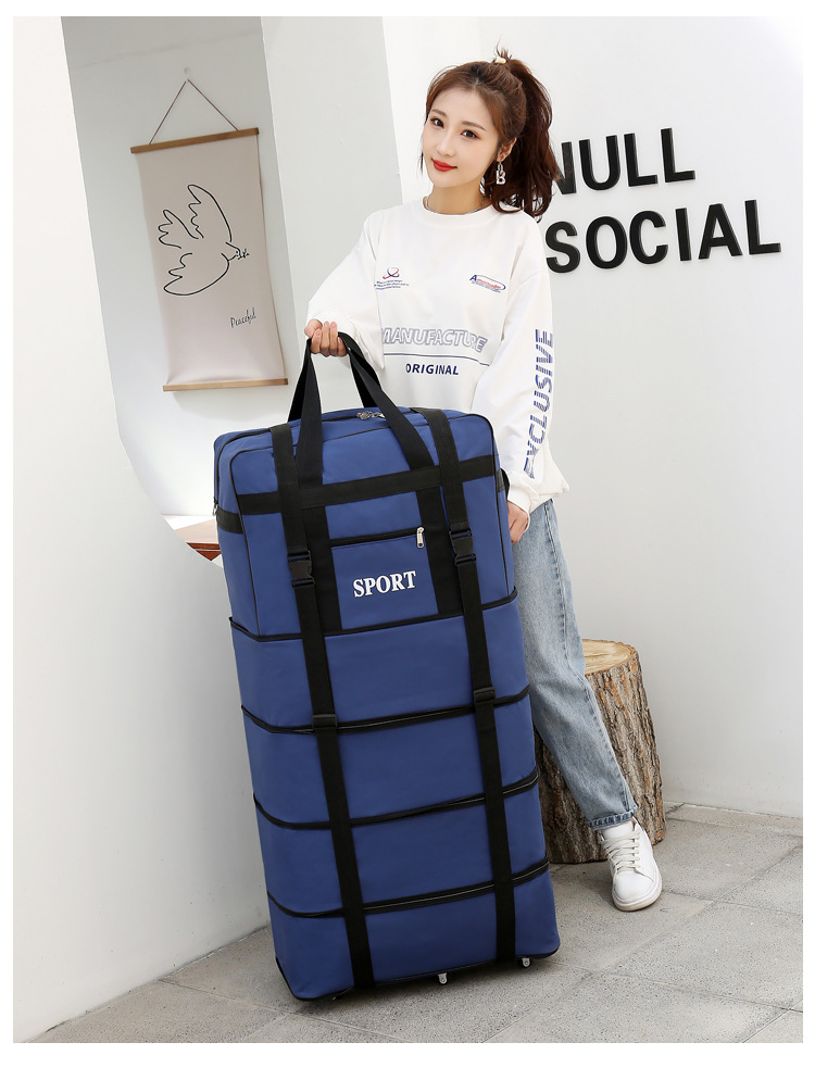 158航空托运包折叠打工行李包大容量超大男背包收纳袋行李袋带轮-阿里巴巴