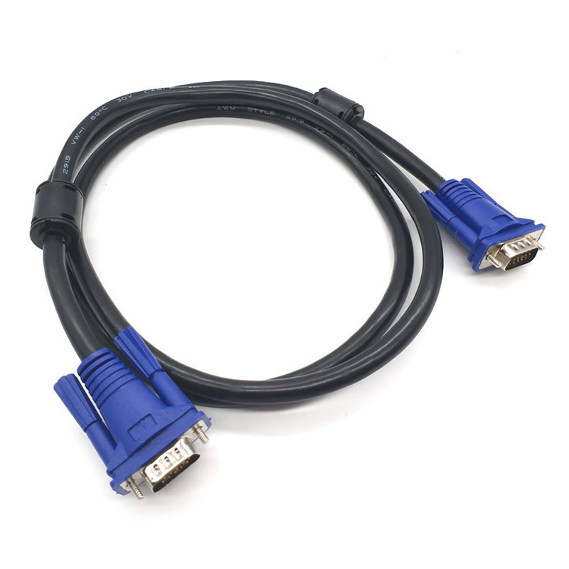 3+6VGA高清线 笔记本投影仪电视显示器铜芯双环视频线 vga线-阿里巴巴