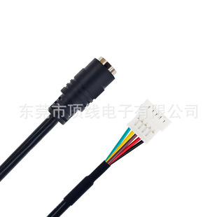 定制 MINI DIN 6P 母头转 MX1.25 6P 对插母头 机器设备外部线束-阿里巴巴