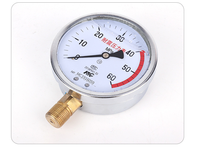 YN-100耐震压力表不锈钢负压表气压油压水压表抗震0-1.6mpa真空表-阿里巴巴