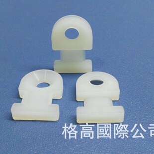 环保尼龙本色螺丝固定式扎线带底座GFTH-1-01,线扣,扎带座,鱼骨形-阿里巴巴