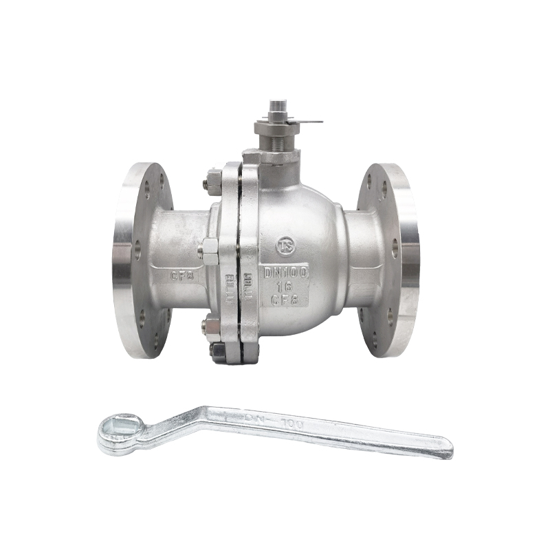 EY316L不锈钢法兰球阀Q41F-16RL 耐腐蚀 耐酸碱 国标手动式开关球-阿里巴巴