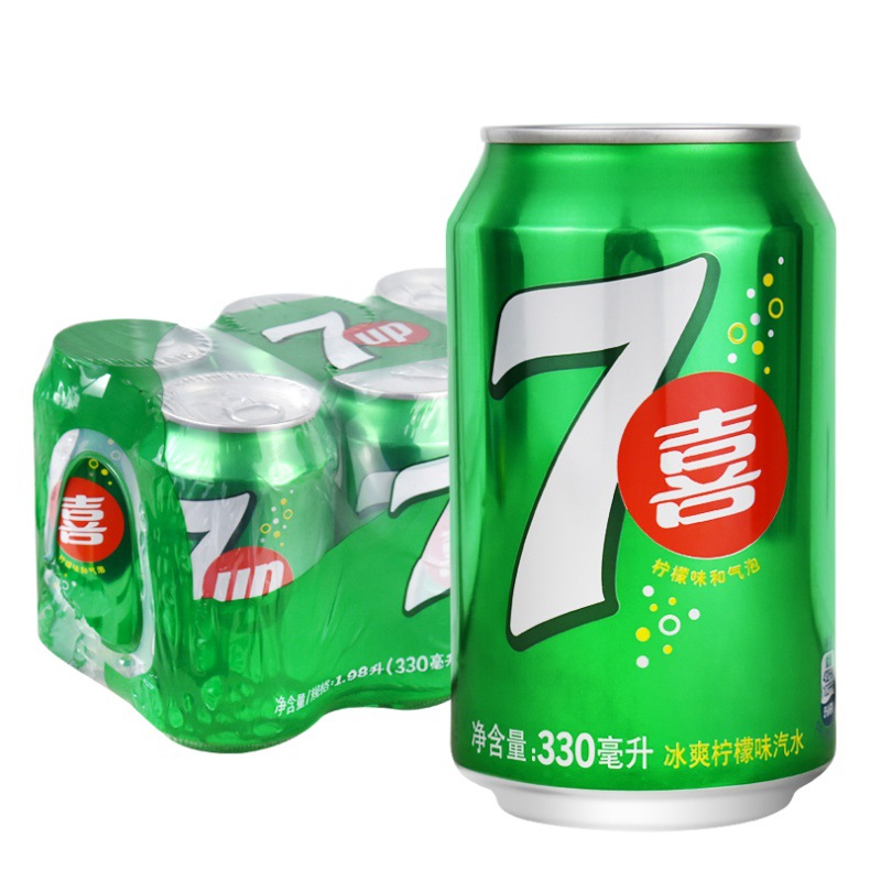 百事可乐330ml*24罐苹果美年达橙葡萄味七喜碳酸汽水饮料整箱包邮-阿里巴巴