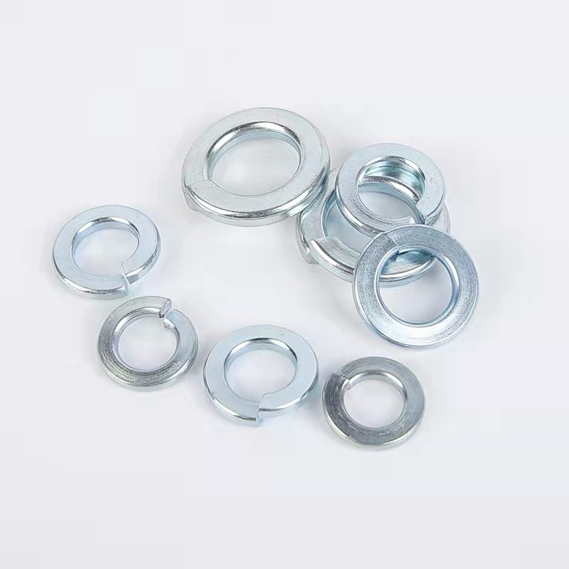 GB93-76弹垫国标镀锌弹垫 65Mn高强度开口弹簧垫圈镀锌弹性垫片-阿里巴巴