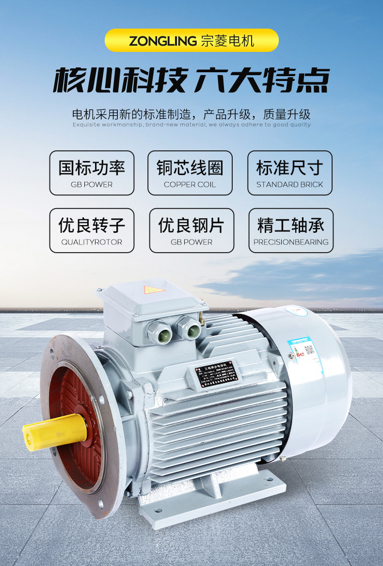 YE4高效率三相异步电动机2/4/6/8极立式卧式立卧式国标YE4电机-阿里巴巴