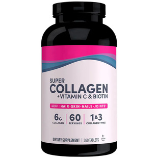 Super Collagen 3-in-1 with Biotin 360 Tablets Collagen Pills-阿里巴巴