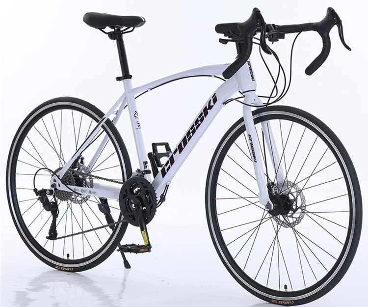 越崎CROSSKI公路自行车700C骑行男女高碳钢/铝合金变速车代步单车-阿里巴巴
