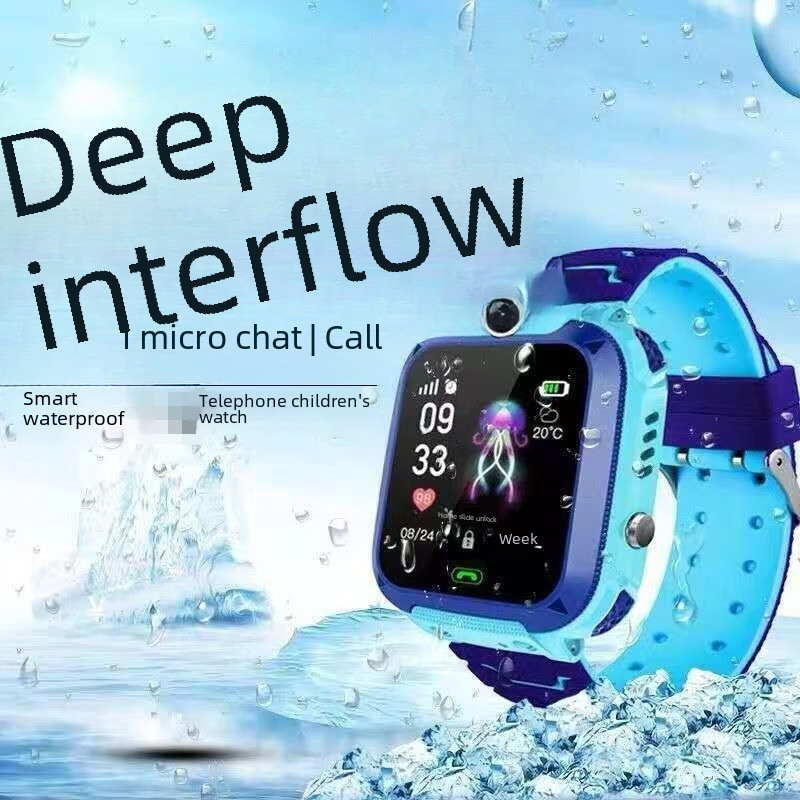 New cross-border children's phone watch smart plug-in card touch screen ...