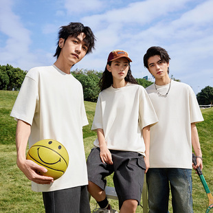 2025新款7A抗菌重磅260g索罗娜T恤夏季情侣装透气凉感高端短袖-阿里巴巴