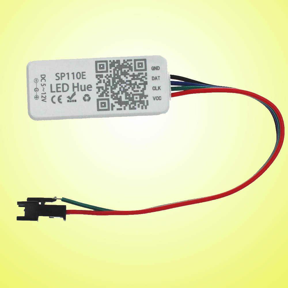 SP110E蓝牙WS2812灯带智能控制器108E智能110E全彩107E幻彩LED调-阿里巴巴