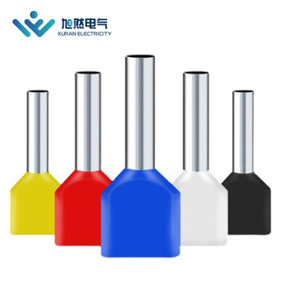 欧式管型TE0508 7508 1008 1508 2508双线绝缘端子 并线接线端子-阿里巴巴