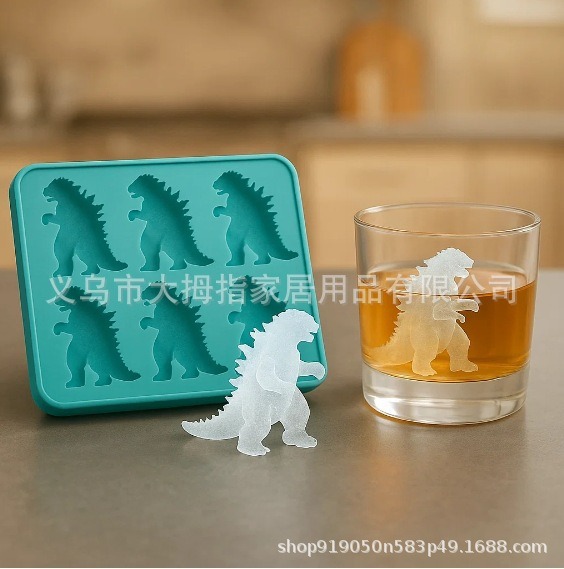 跨境新品 Godzilla Ice Mold 哥斯拉冰模-阿里巴巴