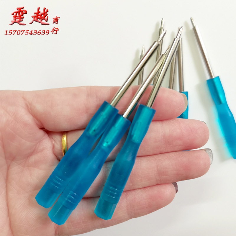 Mini crystal blue transparent small screwdriver Telecommunications ...
