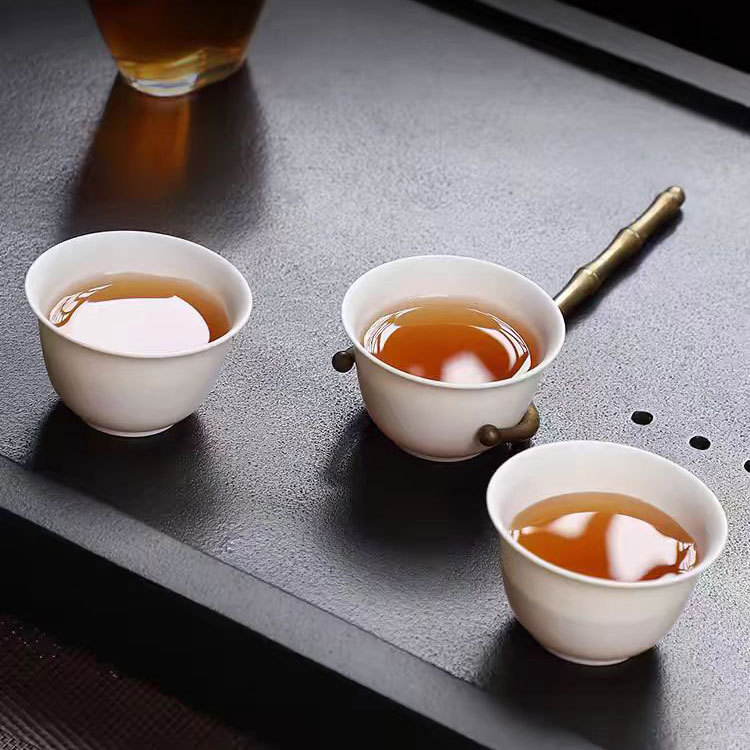 Thickened high-grade rice husk small tea cup high temperature resistant ...