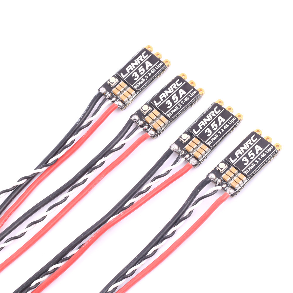 LANRC 35A 45A 航模穿越机单体电调2-6S带LED灯 BLHeli_S-阿里巴巴