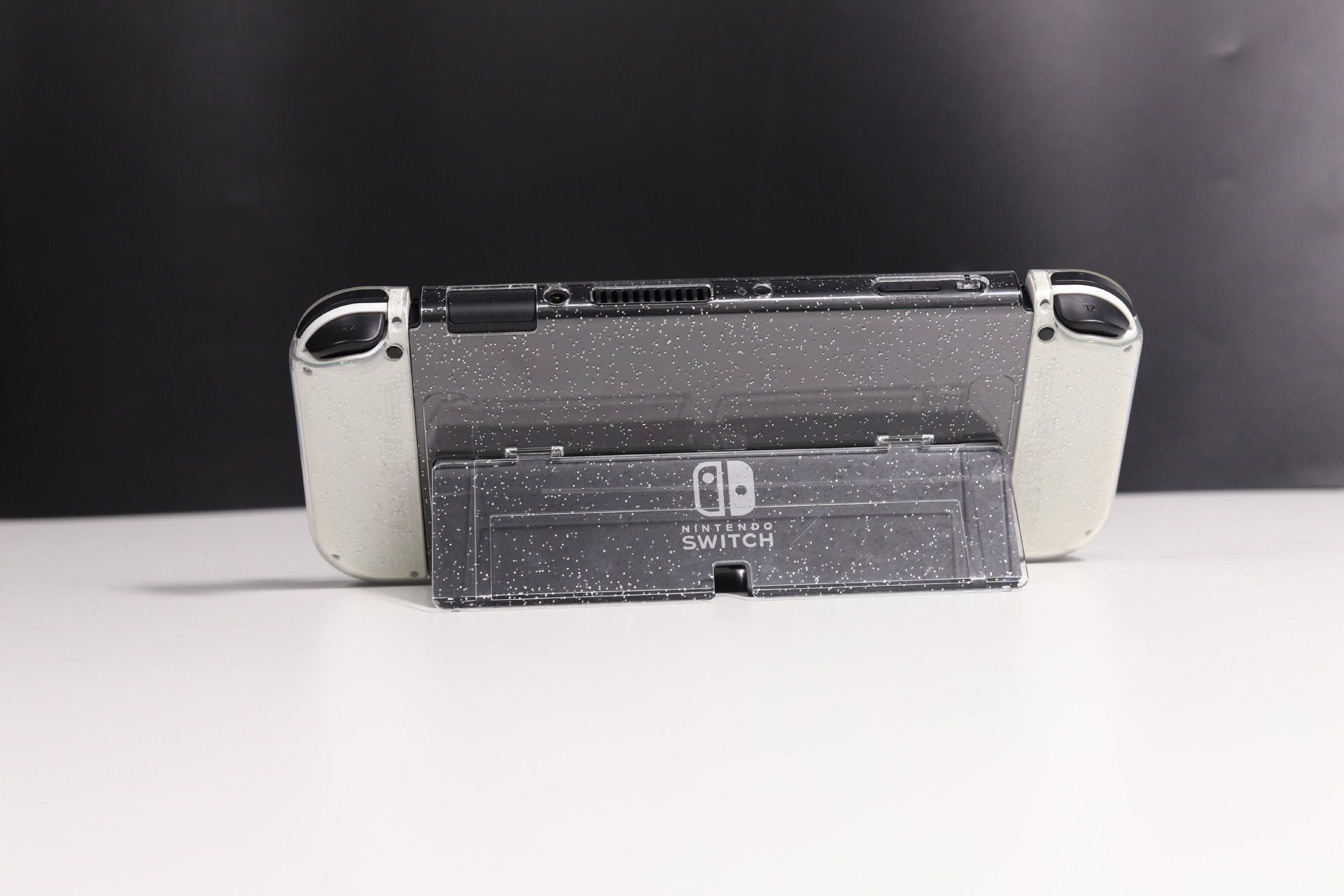 switch保护壳 switcholed保护套银闪透明闪粉DIY图案手柄软壳支架-阿里巴巴