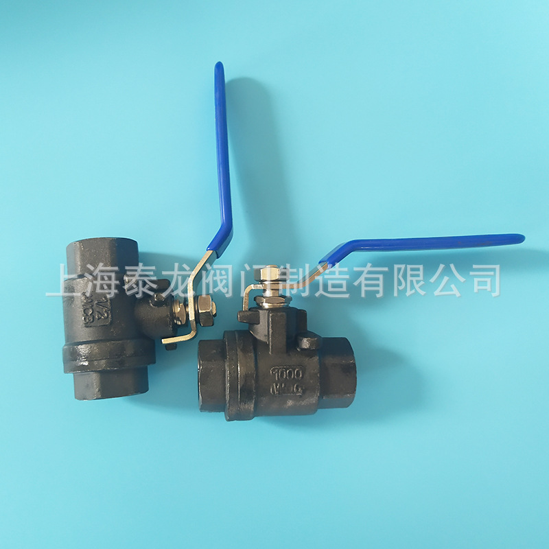 Q11F-16C铸钢 碳钢二片式WCB两片式内螺纹丝扣球阀水系统油品蒸汽-阿里巴巴
