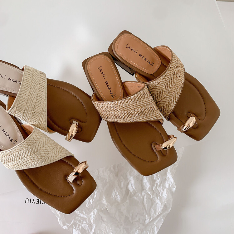 CHIKO Kaly Open Toe Block Heels Slides Sandals