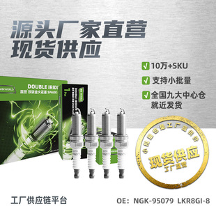 现货小批量适用长城哈弗H6 宝骏 双铱金火花塞NGK-95079 LKR8GI-8-阿里巴巴