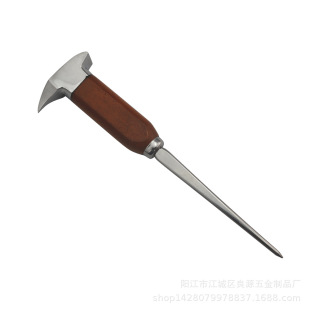 调酒师凿冰器不锈钢冰锥调酒师凿冰破冰工具酒吧单叉锥凿手凿冰球-阿里巴巴