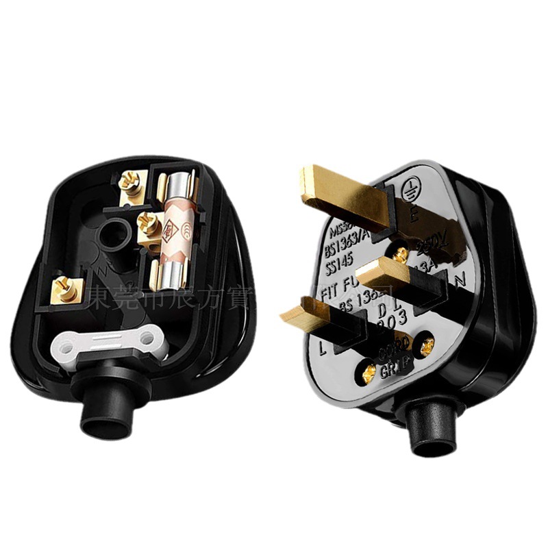 British Singapore 9518 British Standard Hong Kong three-pole power plug ...