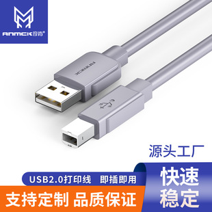 现货批发USB打印线打印机T口设备专用打印机线USB2.01.5M带磁环-阿里巴巴