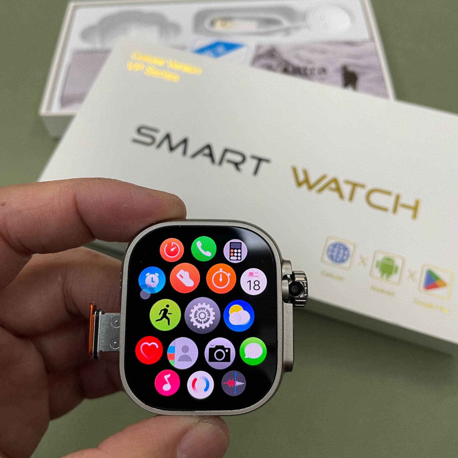 厂家直销DW100华强北蜂窝版Ultra2 ultra3插卡版非子腾智能手表-阿里巴巴