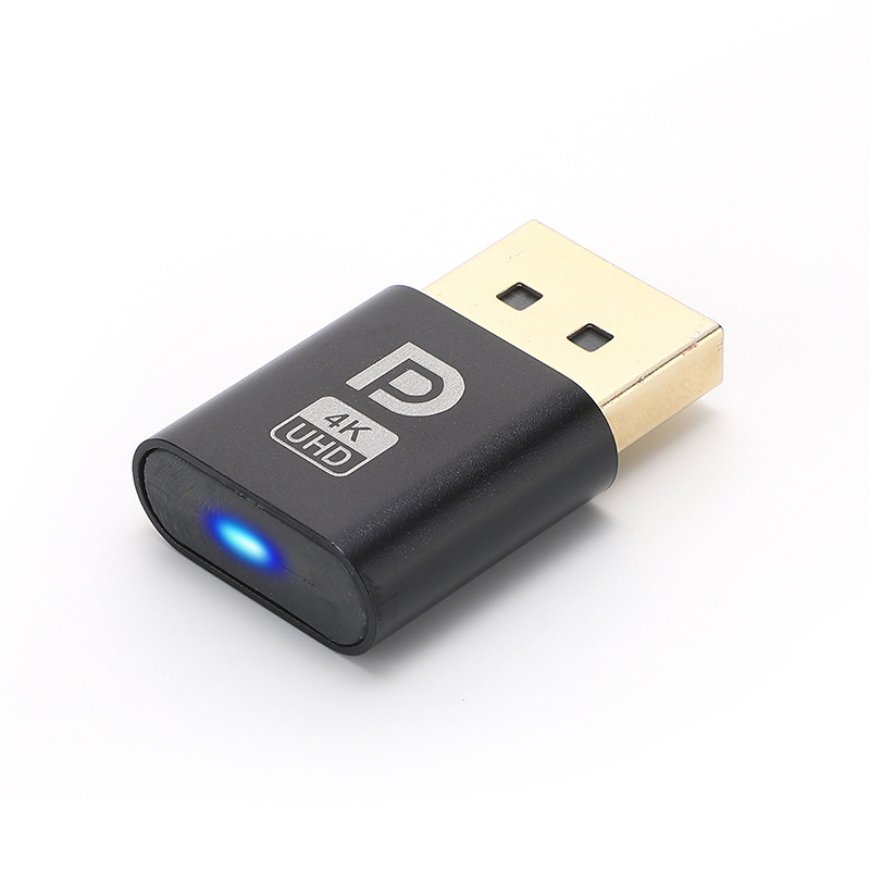DP VGA DVI dummy plug虚拟显示器EDIDheadless显卡欺骗器锁屏宝-阿里巴巴