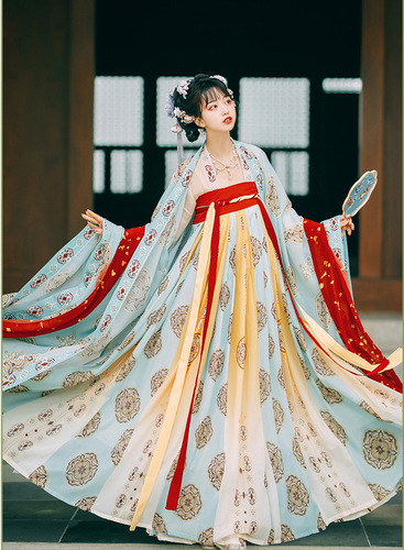 Tang Dynasty Hanfu Fairy empress princess cosplay dress for women stage ...