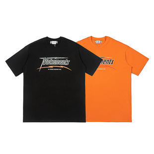 VETEMENTS HI-SPEED字母印花圆领宽松短袖T恤维特萌男休闲VTM上衣-阿里巴巴