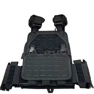 外贸爆款战术背心快拆1000D尼龙黑色MOLLE战术作训马甲CS快反装备-阿里巴巴