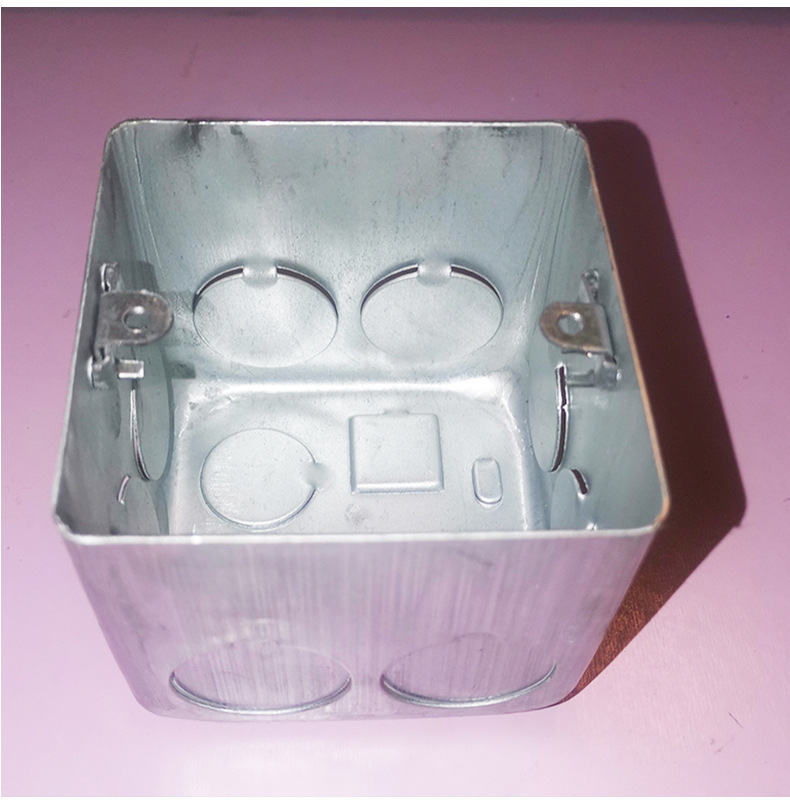 86型金属接线盒暗装镀锌接线盒KBG管金属拉伸线盒八角外耳接线盒-阿里巴巴