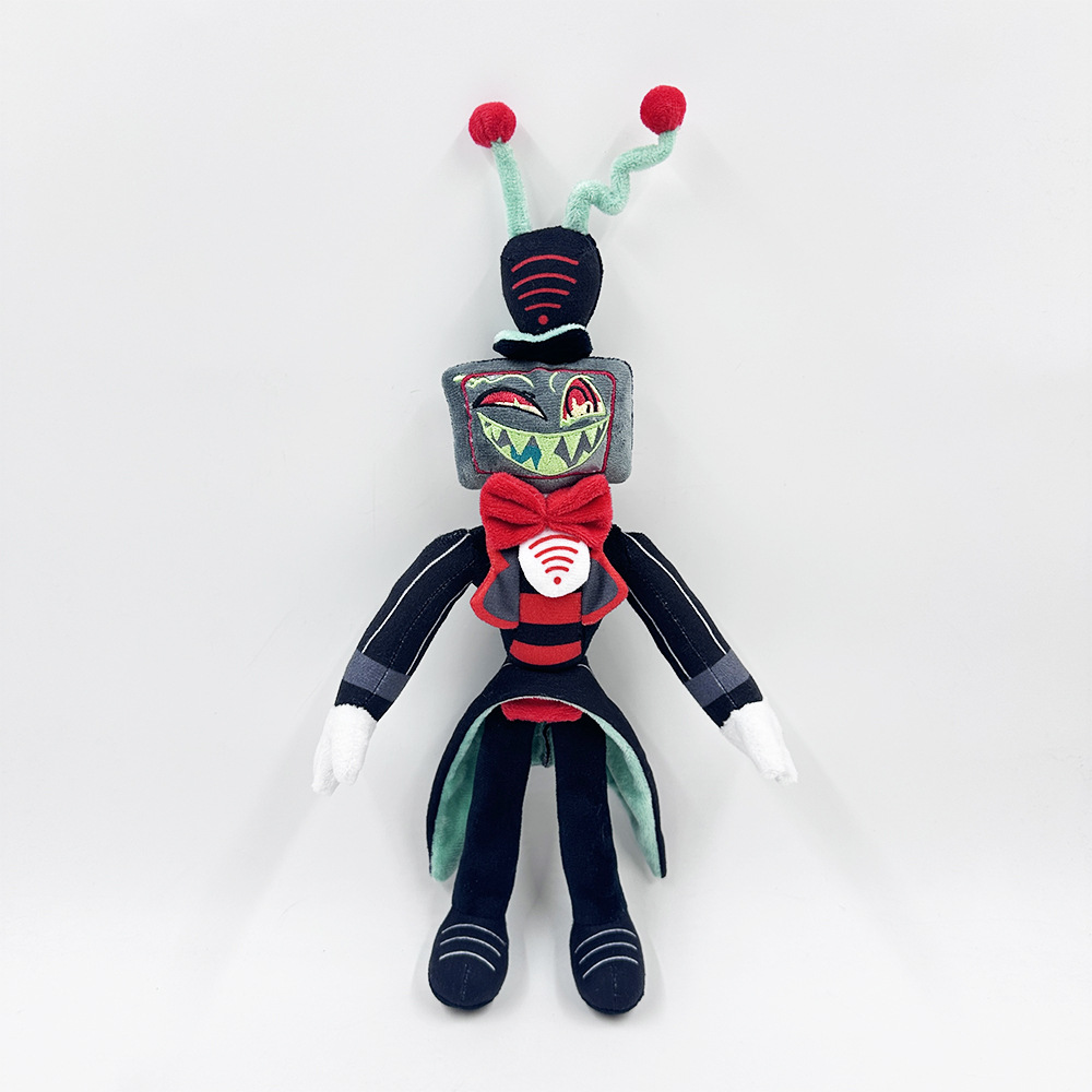 跨境新款地狱客栈Hazbin Hotel Alastor毛绒玩具玩偶公仔-阿里巴巴