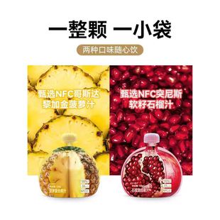源制所/源究所石榴菠萝荔枝汁纯果汁健康NFC果蔬汁0糖120g*5/10袋-阿里巴巴