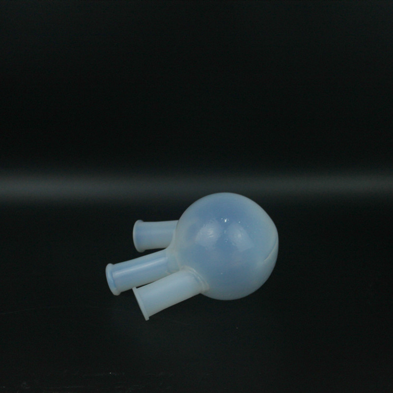 特氟龙塑料三口烧瓶PFA透明聚四乙烯蒸馏反应瓶250ml500ml1L-阿里巴巴