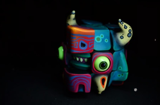 Artists Handmade Art Monster Sculpture Rubik's Cube Toys-阿里巴巴