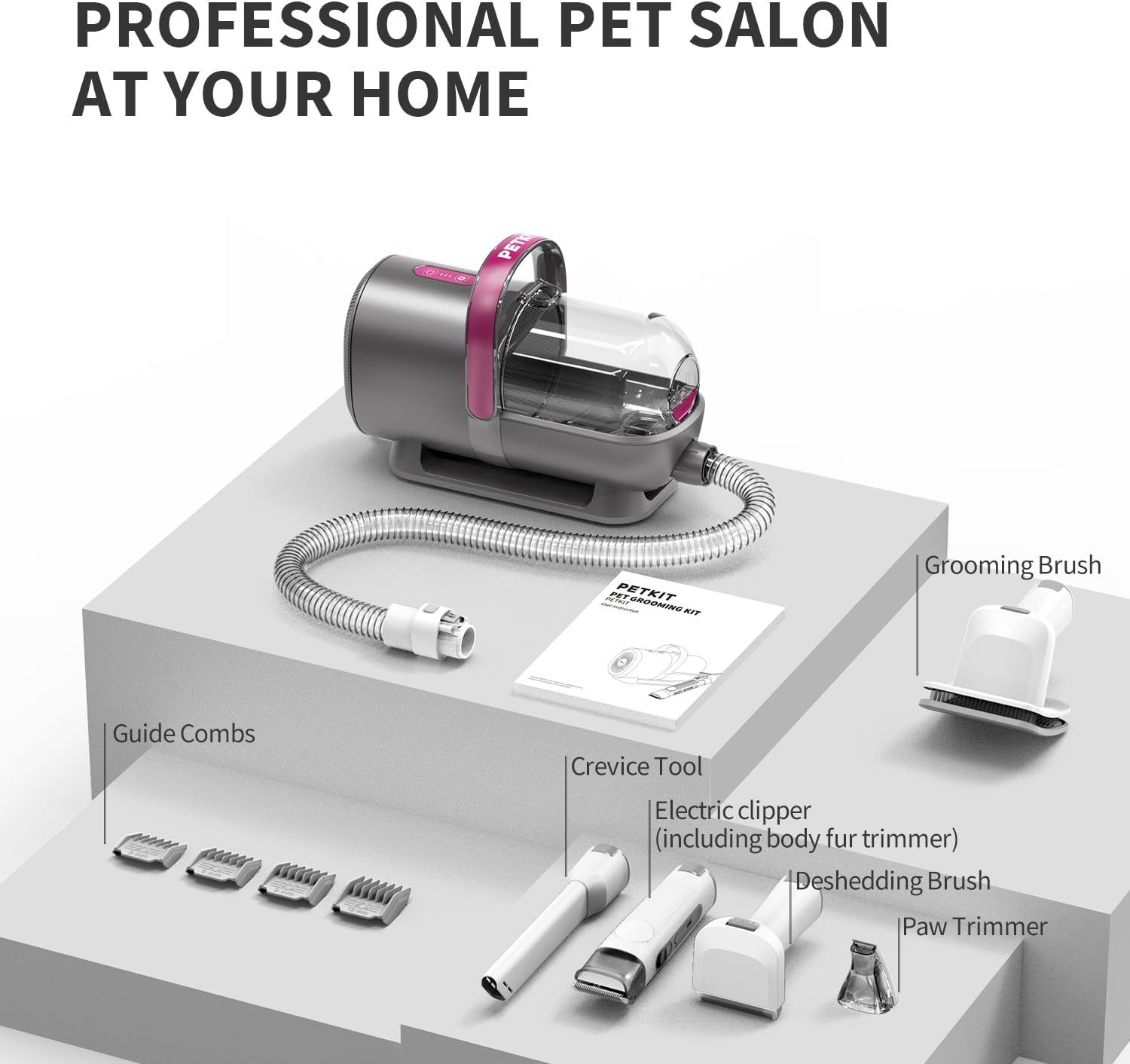 跨境热销国际版小Petkit佩宠物多功能5合1理毛器狗狗猫咪电动吸-阿里巴巴