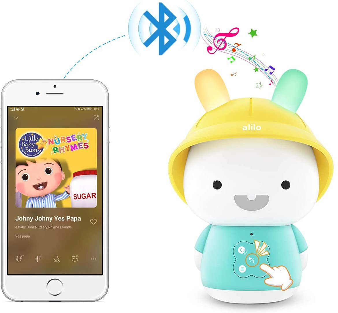 Alilo Smart Learning Robot Bunny Toy Bluetooth Baby Gift-阿里巴巴