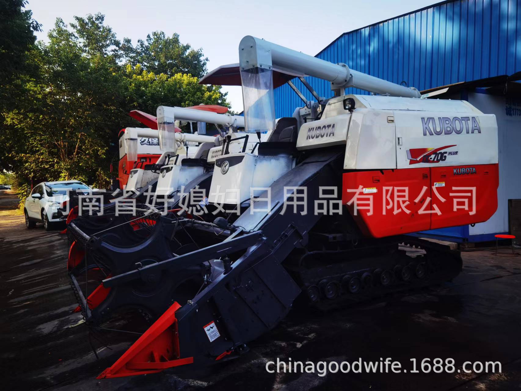 出售新旧高底盘久保田PRO688Q-g 小麦水稻油菜大豆玉米联合收割机-阿里巴巴