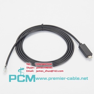 USB 3.1 Type C转RJ12串口电缆USB转RS232串口线带原装FTDI芯片-阿里巴巴