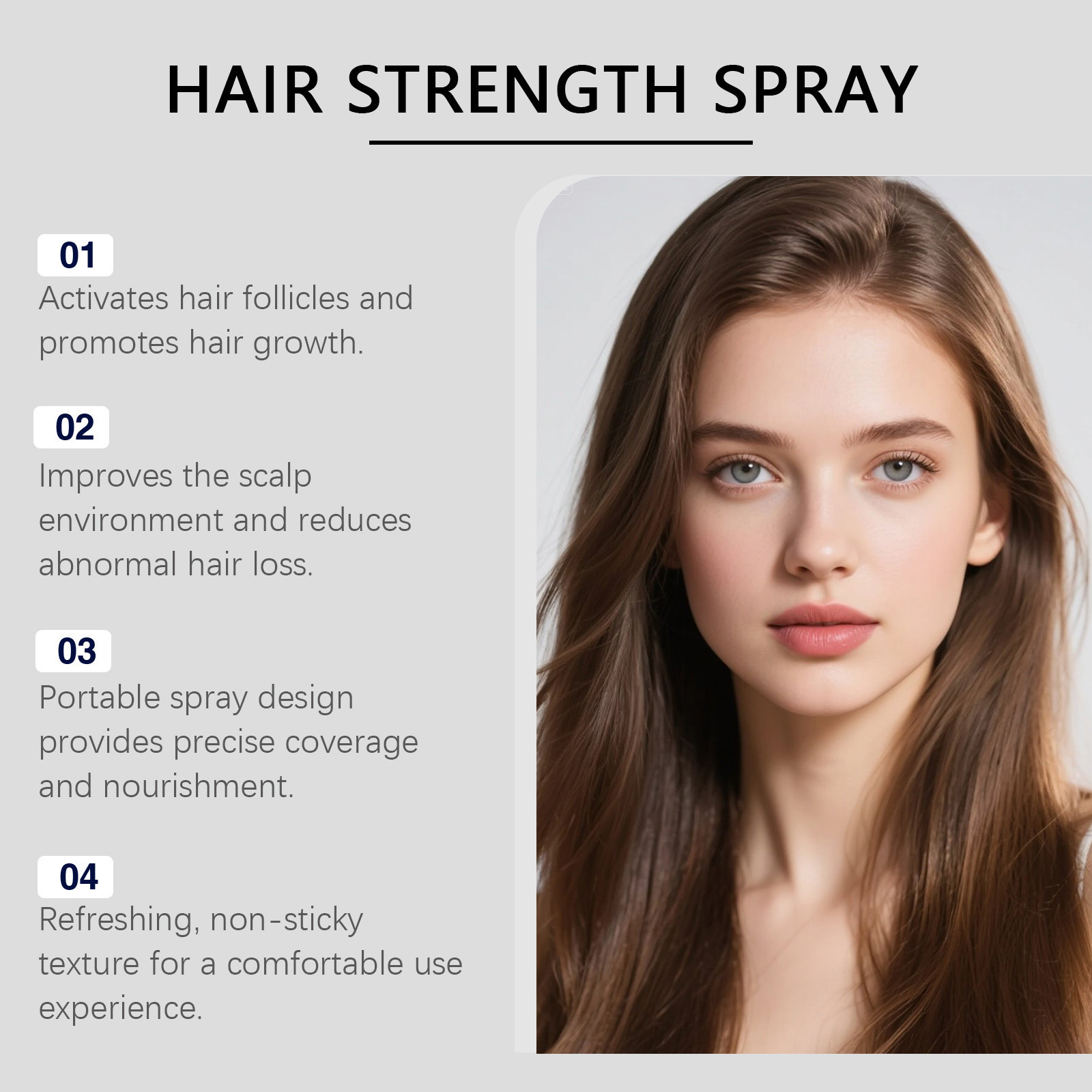 Hair Growth Serum for Men and Women头发护理喷雾 温和滋养头皮-阿里巴巴