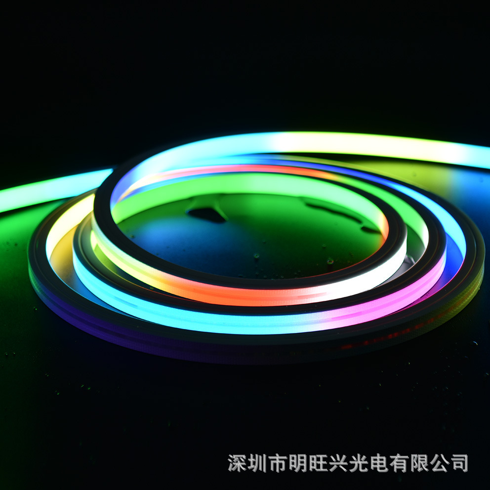 RGB灯带七彩变色无光斑DC24V质量稳定KTV娱乐场所必备COB灯带-阿里巴巴
